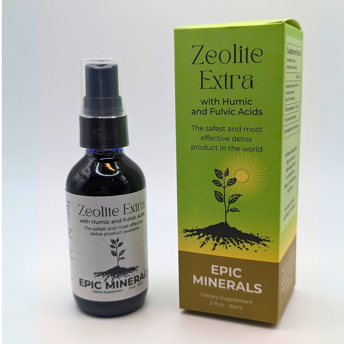 Zeolite Extra with Fulvic & Humic Acids Spray – Epic Minerals